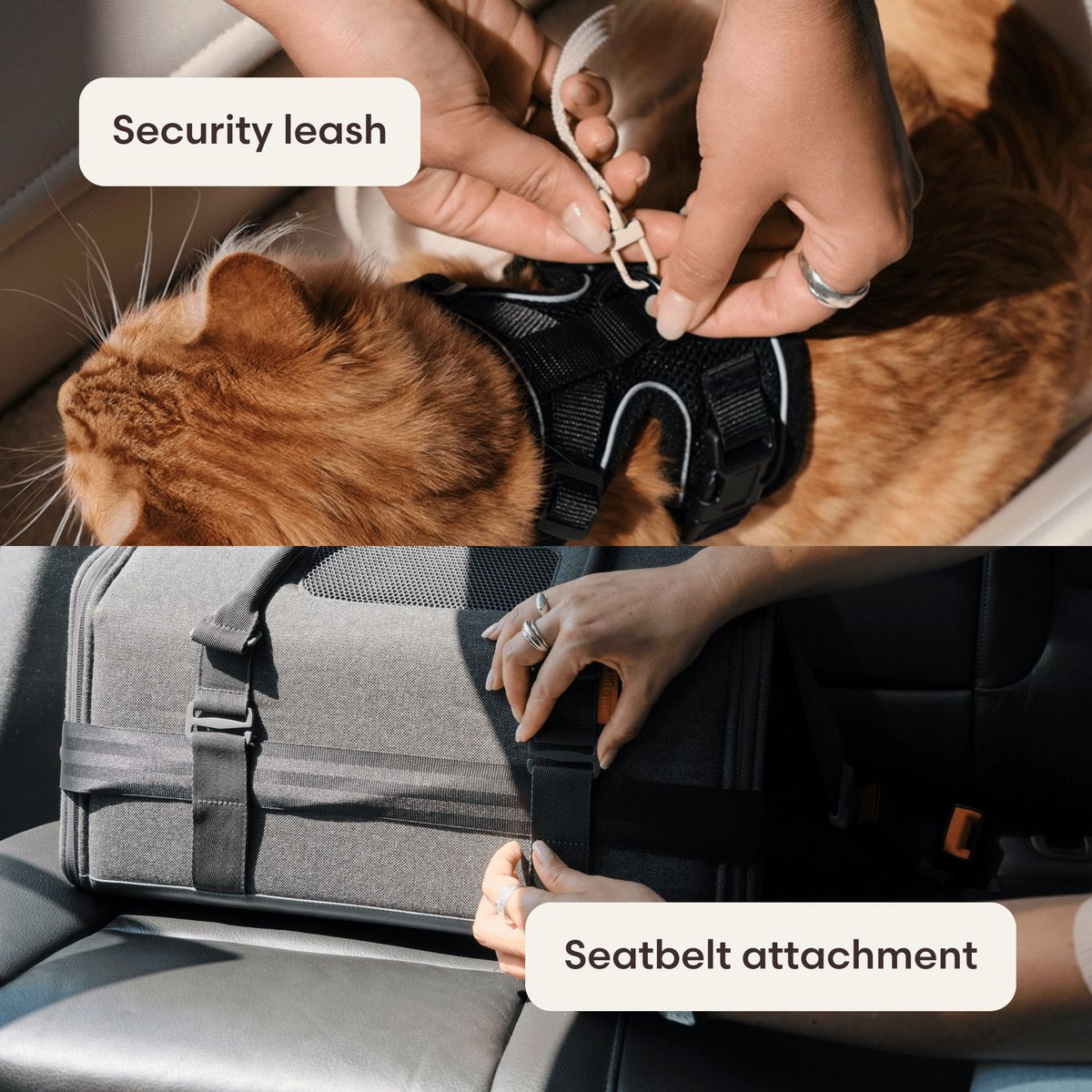 TUFT + PAW Porto Soft-Sided Airline Approved Cat Carrier, Charcoal ...