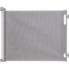 HAKUNA PETS Retractable Steel & Mesh Mounted Dog & Cat Gate, 33-in ...