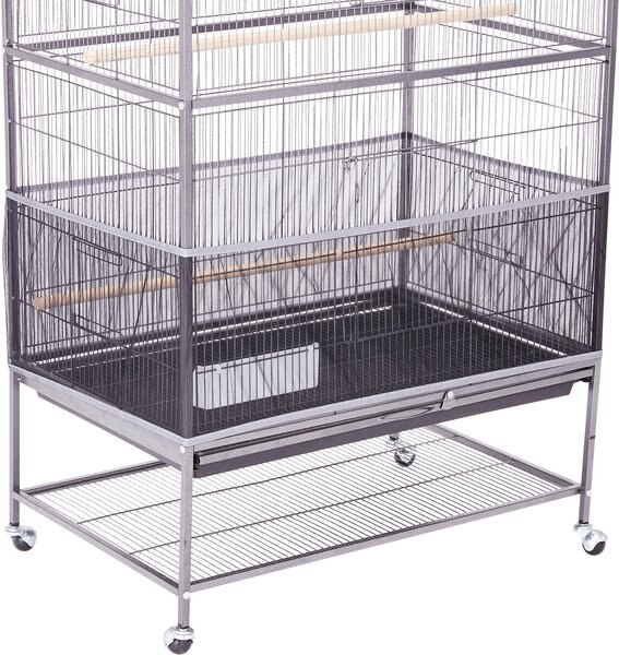 SHEER GUARD Bird Cage Skirt, Black, X-Large - Chewy.com