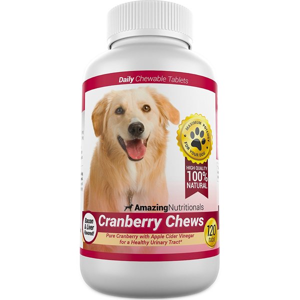 NATURVET Cranberry Relief Plus Echinacea Soft Chews Urinary Supplement ...