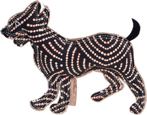Discontinued - DOOG Outback Tails Desert Bob Dog Chew Toy, Black/Red ...