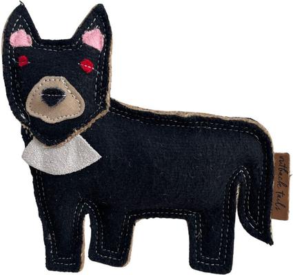 Discontinued - DOOG Outback Tails Felt Tassie Devil Dog Chew Toy, Black ...