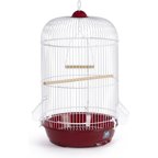 PREVUE PET PRODUCTS Small Round Bird Cage, Red - Chewy.com
