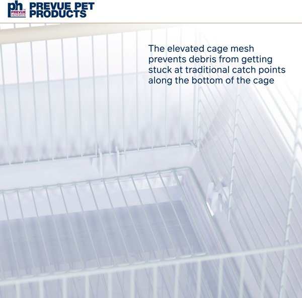 PREVUE PET PRODUCTS Clean Life Bird Cage, White - Chewy.com