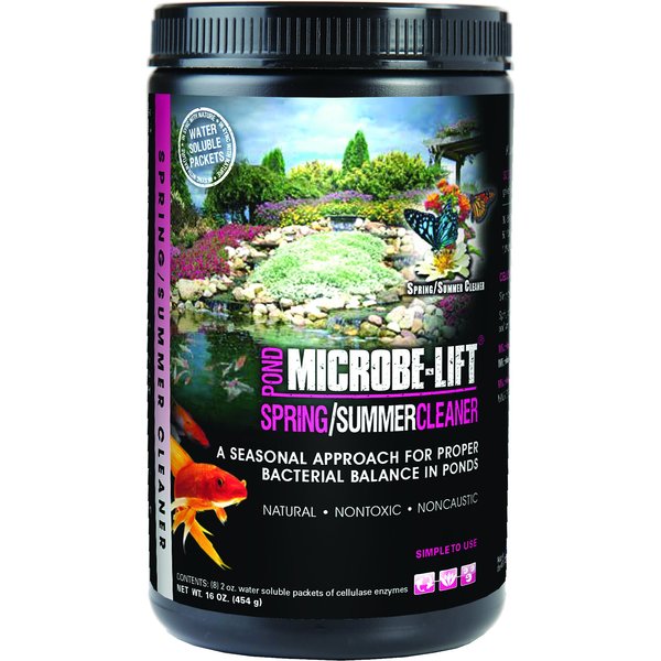 MICROBE-LIFT Spring & Summer Pond Water Cleaner, 1-lb box - Chewy.com