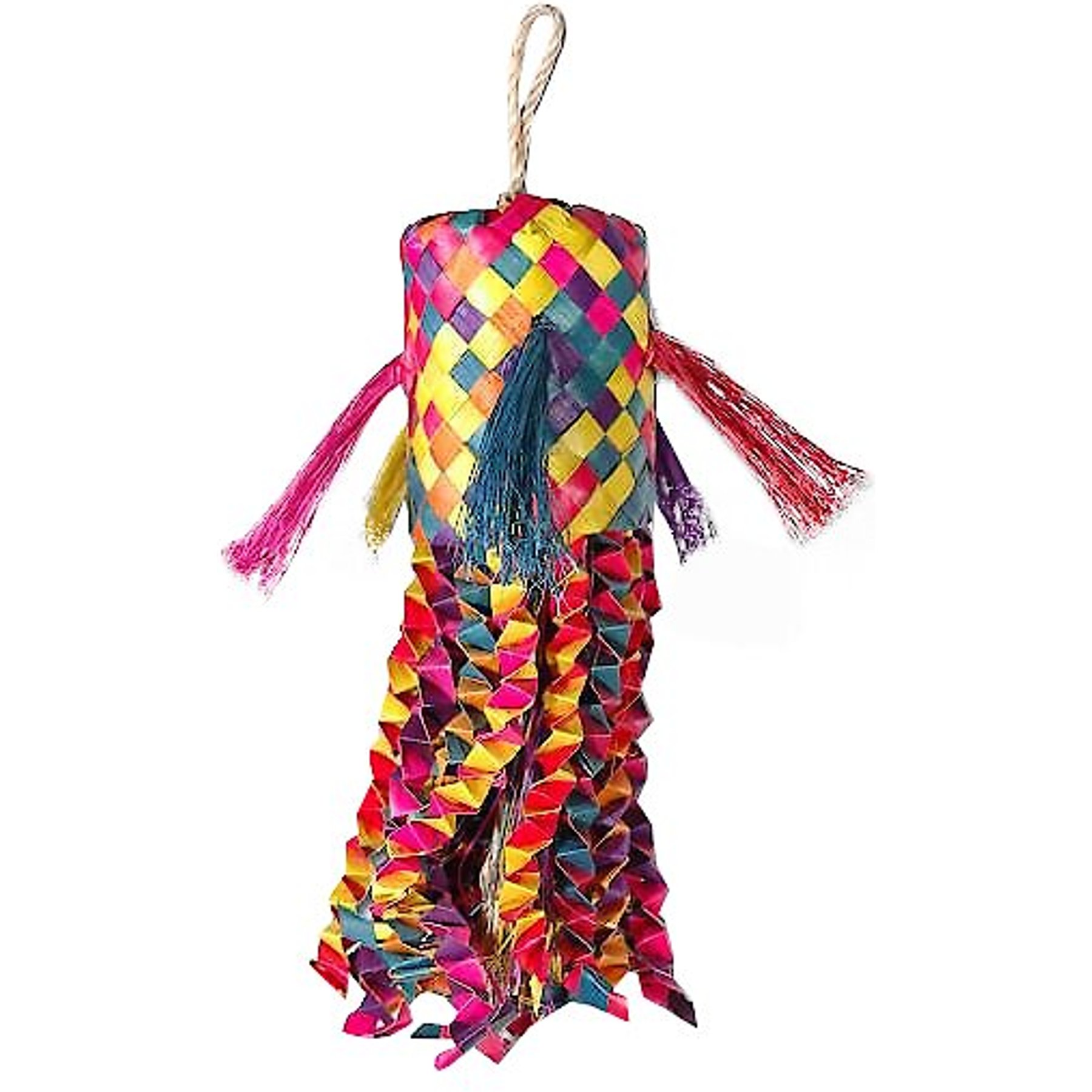 PLANET PLEASURES Octopus Piñata Bird Toy, Color Varies, Medium - Chewy.com