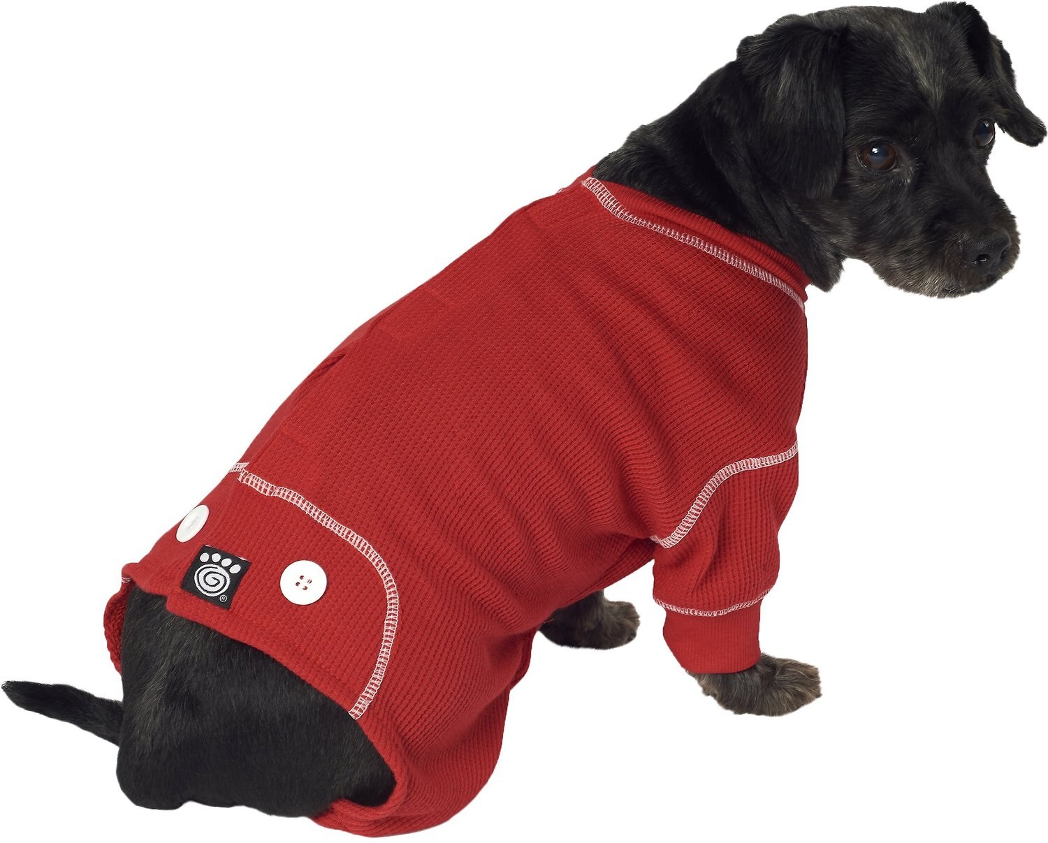 PETRAGEOUS DESIGNS Cozy Thermal Dog PJs, Red, Small - Chewy.com