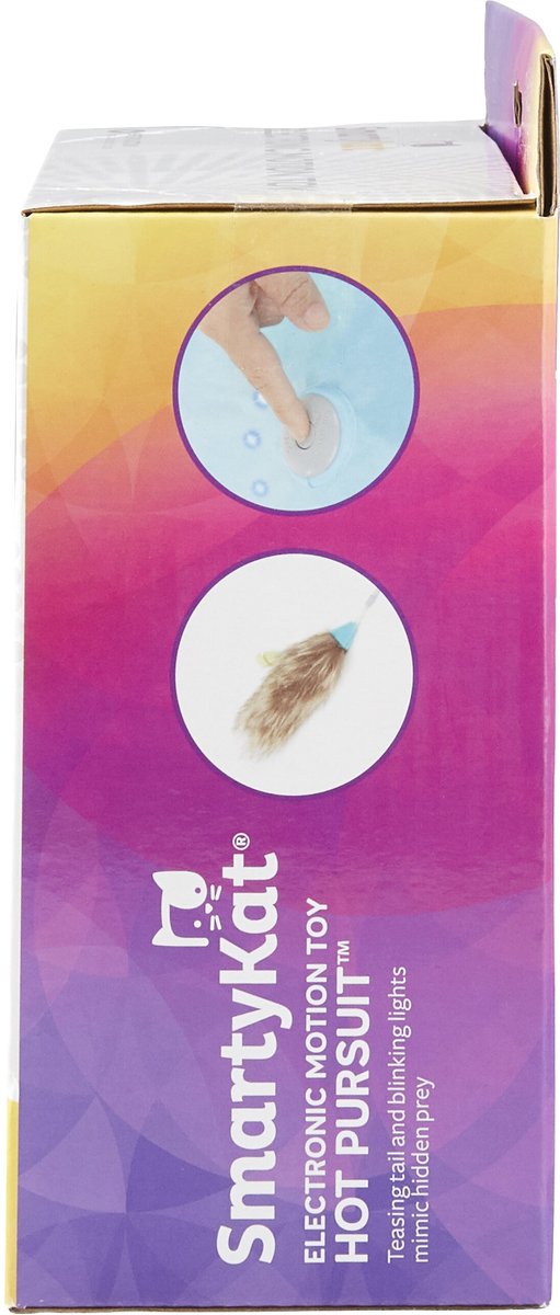 SMARTYKAT Hot Pursuit Electronic Concealed Motion Cat Toy, Blue - Chewy.com
