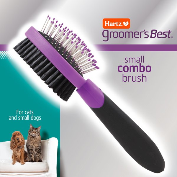 HARTZ Groomer's Best Combo Brush for Dogs & Cats - Chewy.com