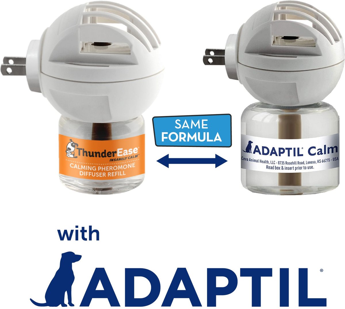 THUNDEREASE Calming Diffuser for Dogs, 30 day - Chewy.com