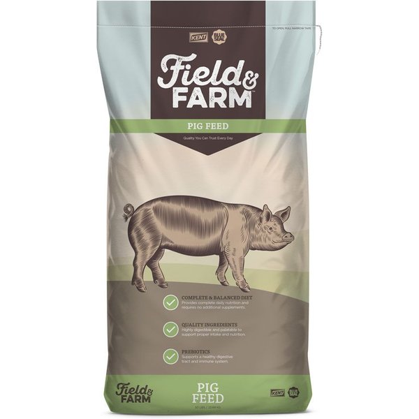 KENT / BLUE SEAL Field & Farm Adult Sow & Boar Pig Feed, 50-lb bag ...