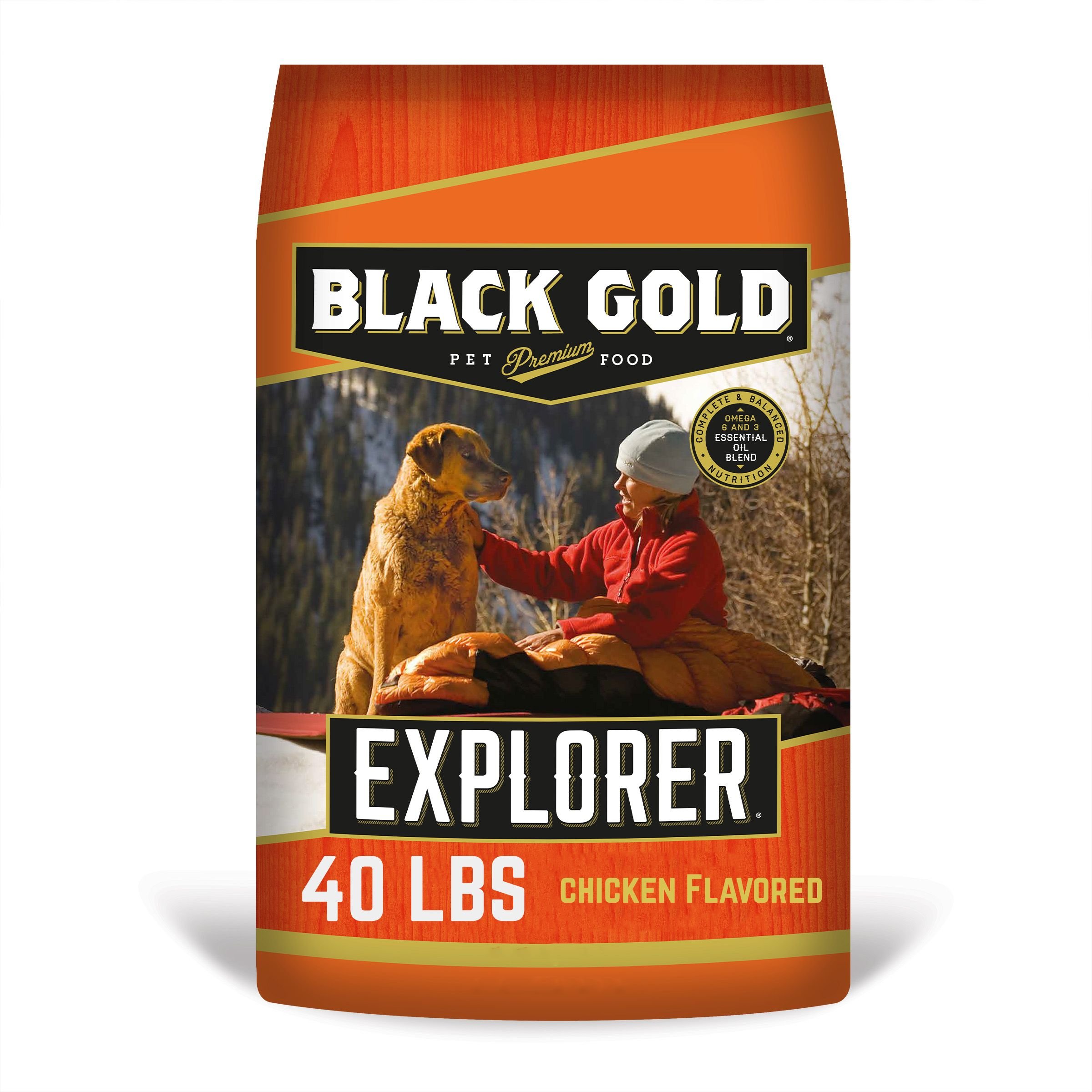 BLACK GOLD Explorer Chicken Meal & Brown Rice Formula Dry Dog Food, 40 ...