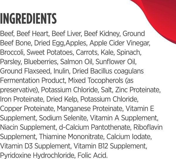 NULO Freestyle Beef Recipe with Apples Grain-Free Freeze-Dried Raw Dog ...