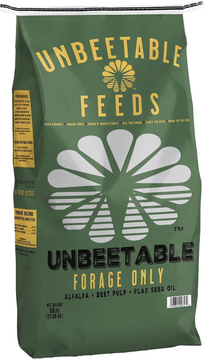 UNBEETABLE FEEDS Forage Only Horse Feed, 50-lb bag - Chewy.com