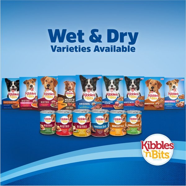 KIBBLES 'N BITS Small Breed Mini Bits Savory Beef & Chicken Flavors Dry ...