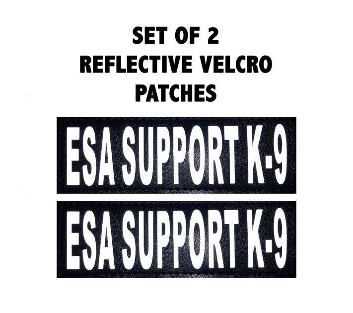 DOGGIE STYLZ ESA Support K9 Dog Patch, 2 count, Medium - Chewy.com