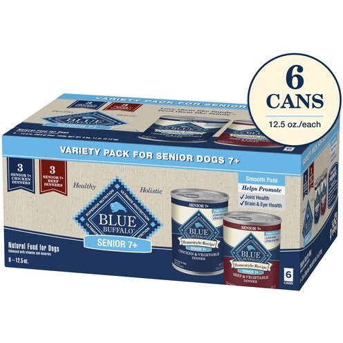 BLUE BUFFALO CANNED SENIOR DOG FOOD (Free Shipping) | Chewy
