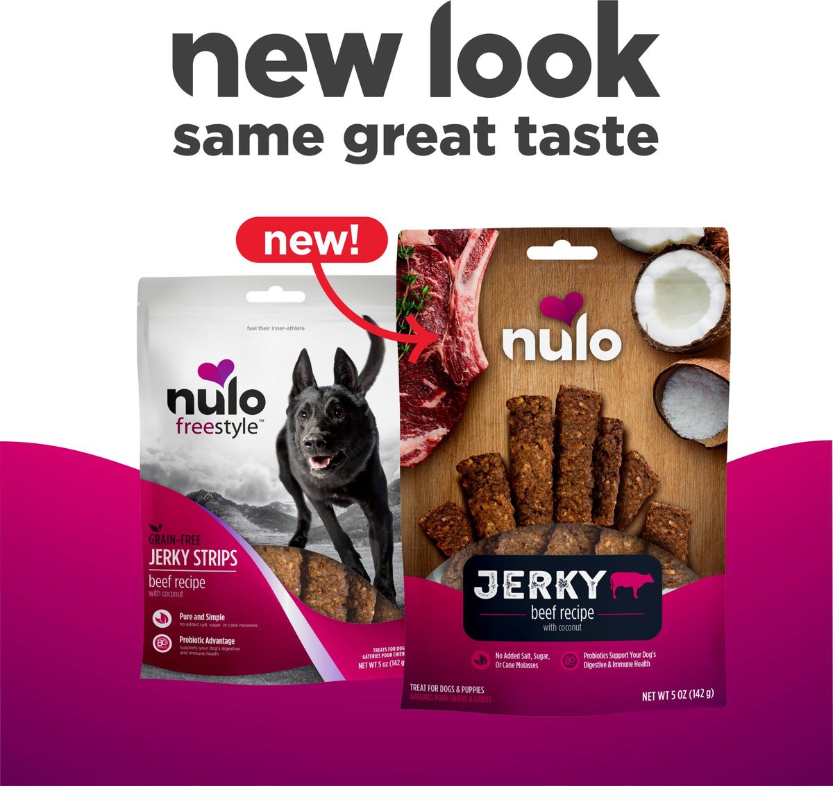 NULO Premium Jerky Strips Dog Treats, Grain-Free High Protein Jerky ...