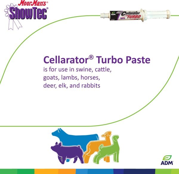 ADM Cellarator Turbo Swine, Goat, Sheep, & Cattle Paste Supplement, 80 ...