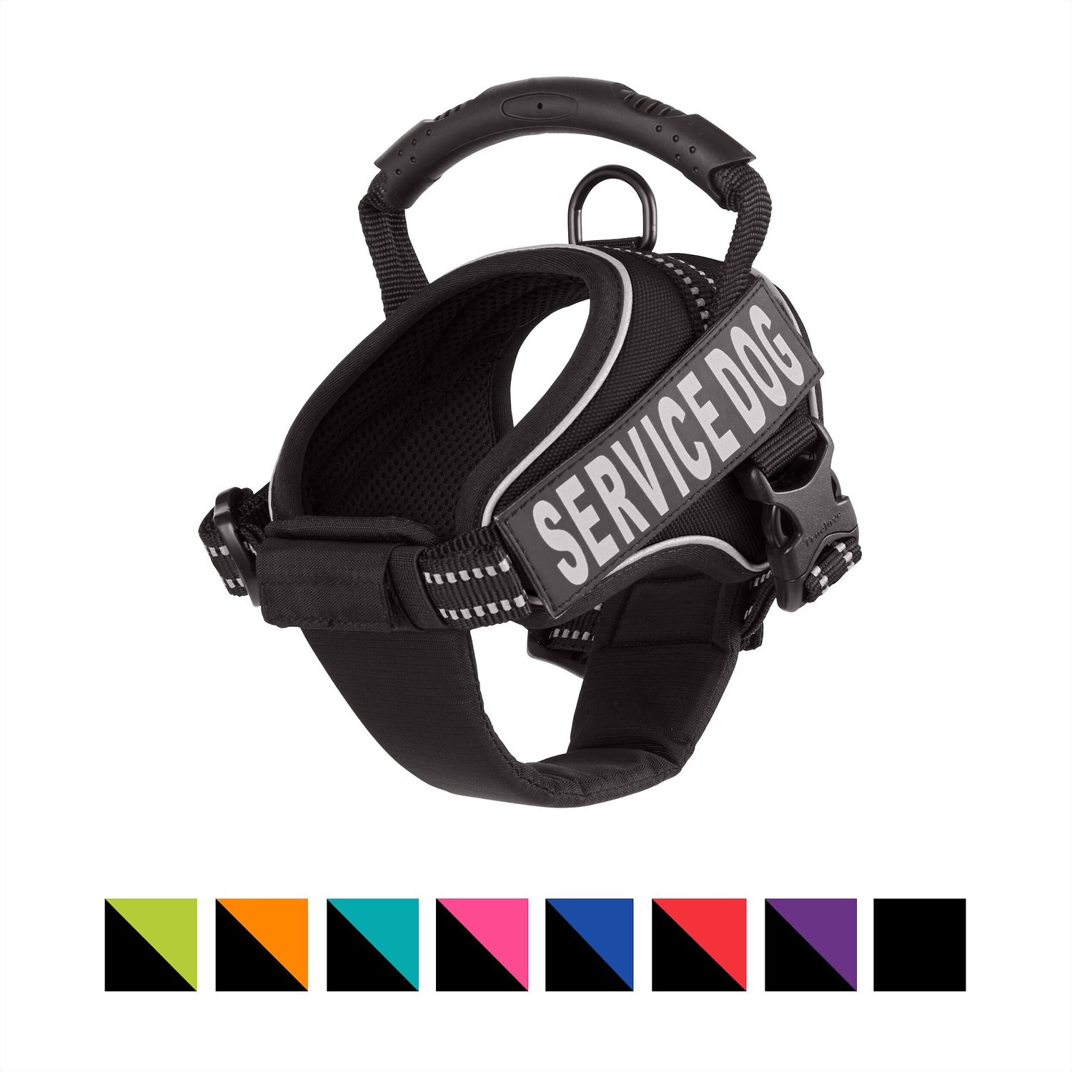 CHAI'S CHOICE Service Dog Harness, Black, X-Small: 16 to 21-in chest ...