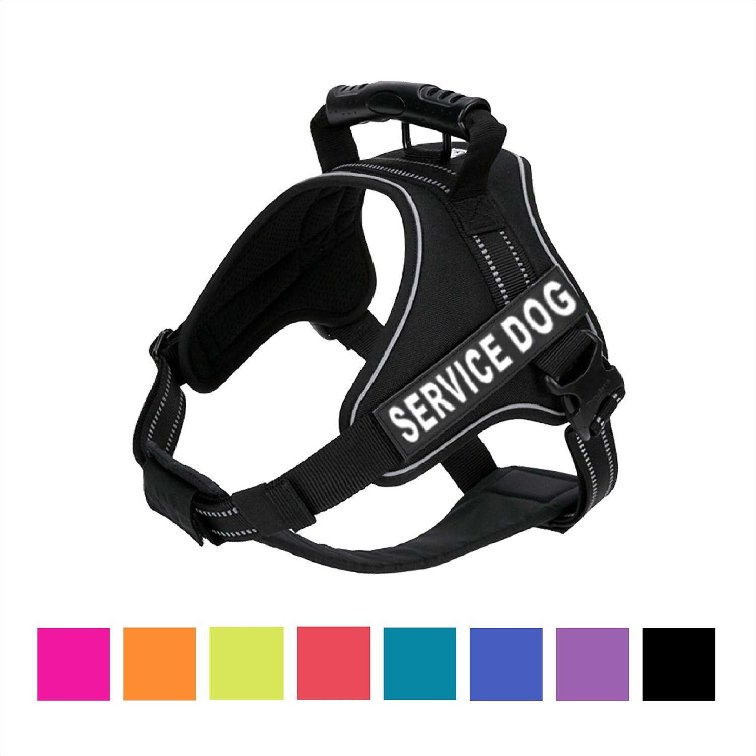 CHAI'S CHOICE Service Dog Harness, Black, XX-Large: 32.5 to 45.5-in ...