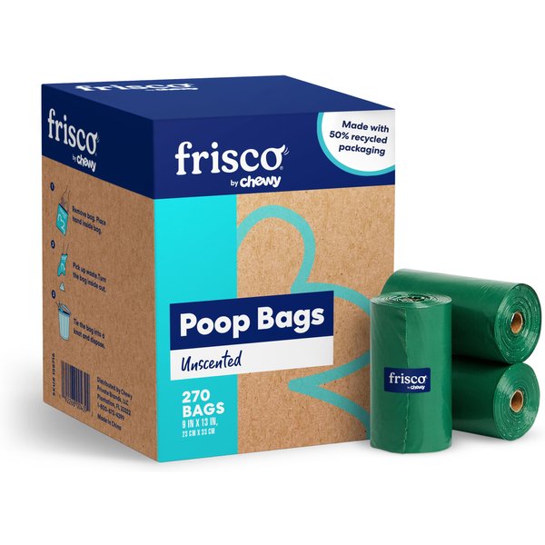 EARTH RATED Dog Poop Bags, Refill Rolls, Unscented, 270 count - Chewy.com