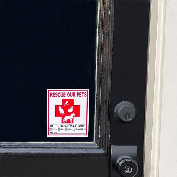 IMAGINE THIS COMPANY "Rescue Our Pets" Decal & Wallet Card Kit - Chewy.com