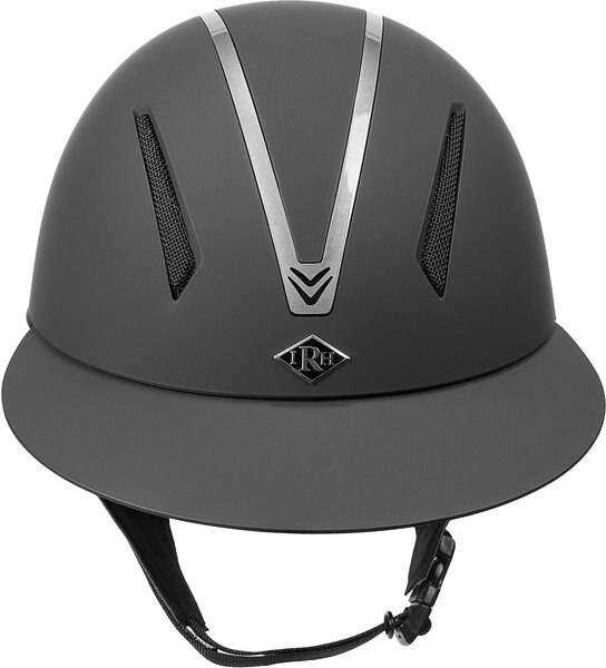 IRH F1 Wide Brim Horse Riding Helmet, Matte Black/Titanium Frame, Large ...