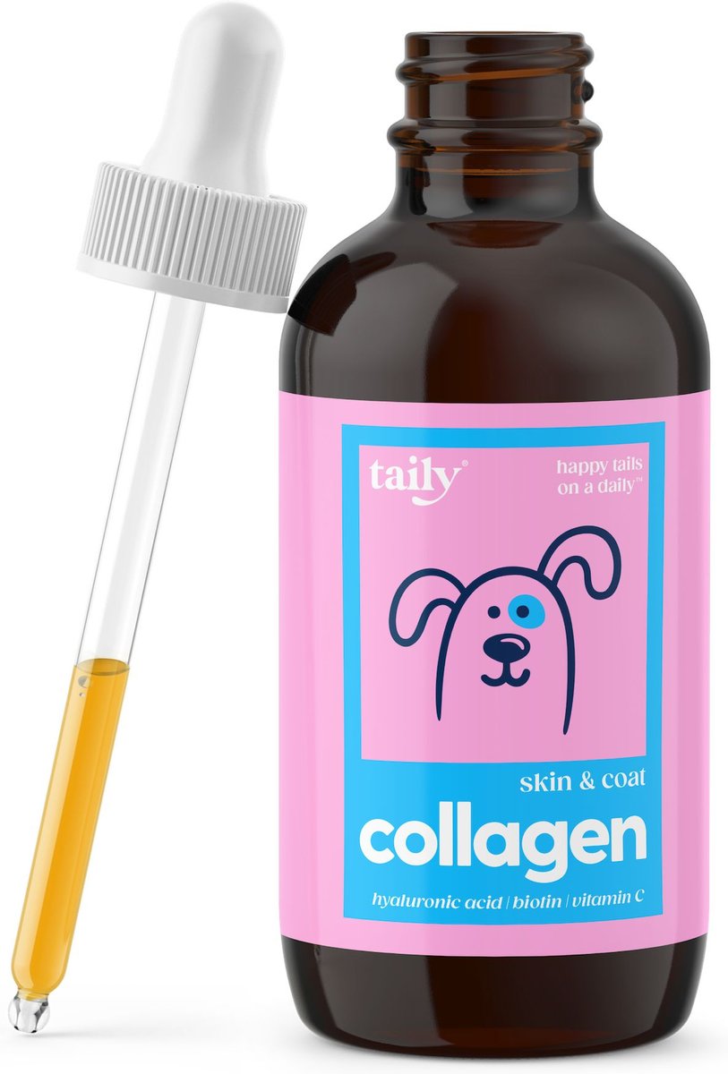 TAILY Collagen Bacon Flavored Liquid Skin & Coat Supplement for Dogs ...