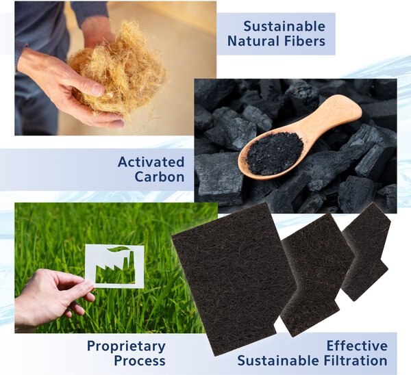 AQUEON EcoRenew Aquarium Replacement Filter Cartridges, Black, Large, 9 ...