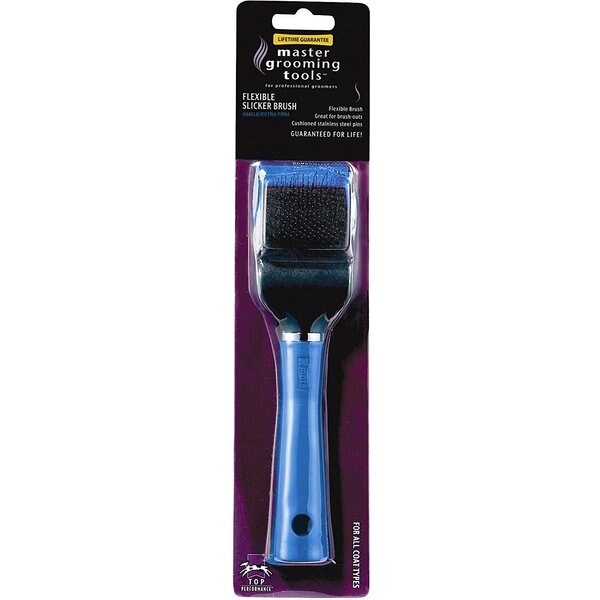 EVOLUTION Self-Cleaning Dog Slicker Brush, X-Small - Chewy.com