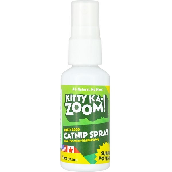 KITTY KA-ZOOM Bubbles with Built-In Wand Catnip Liquid, 5-fl oz bottle ...
