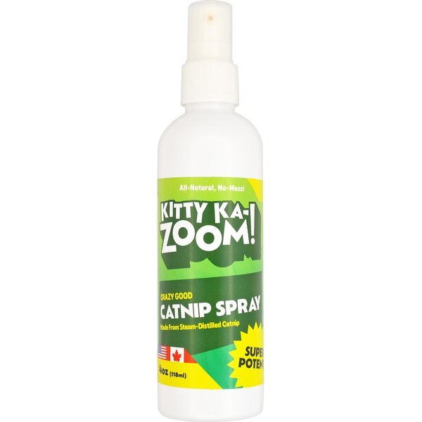 KITTY KA-ZOOM Liquid Catnip Spray, 4-fl oz bottle - Chewy.com