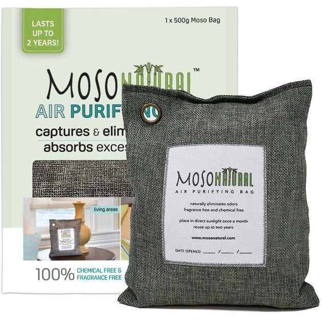 MOSO NATURAL Air Purifying Bag, Charcoal, 17.6-oz bag - Chewy.com