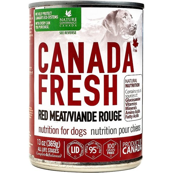 CANADA FRESH Red Meat Canned Dog Food, 13-oz, case of 12 - Chewy.com
