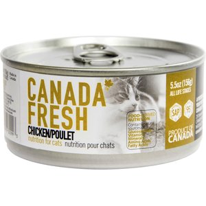 CANADA FRESH Chicken Canned Cat Food, 5.5-oz, case of 24 - Chewy.com
