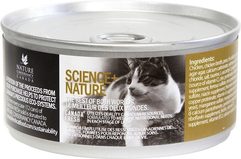 CANADA FRESH Chicken Canned Cat Food, 5.5-oz, case of 24 - Chewy.com