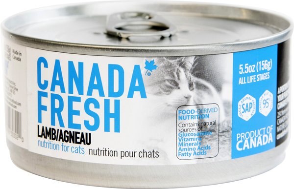 CANADA FRESH Lamb Canned Cat Food, 5.5-oz, case of 24 - Chewy.com