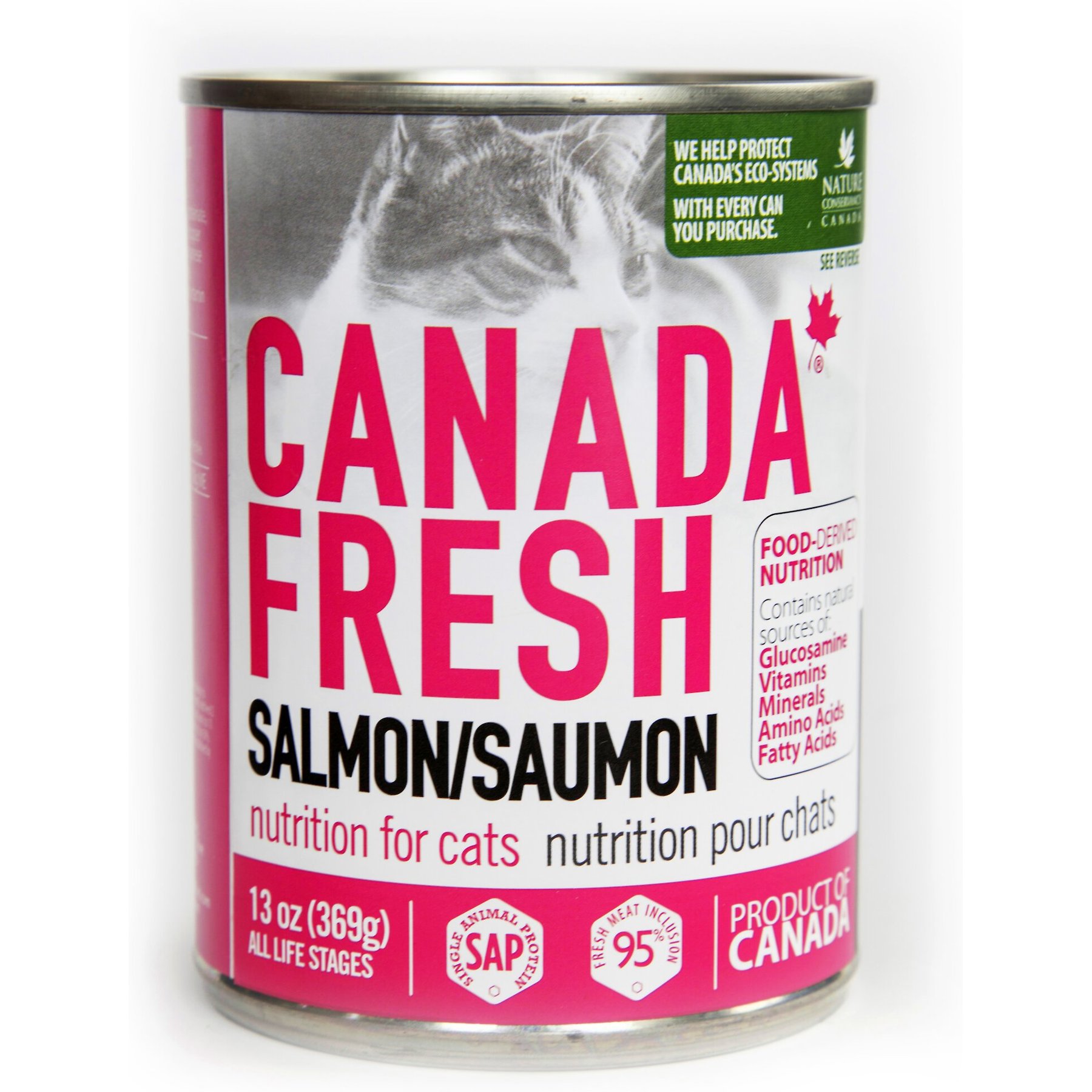 CANADA FRESH Salmon Canned Cat Food, 13-oz, case of 12 - Chewy.com