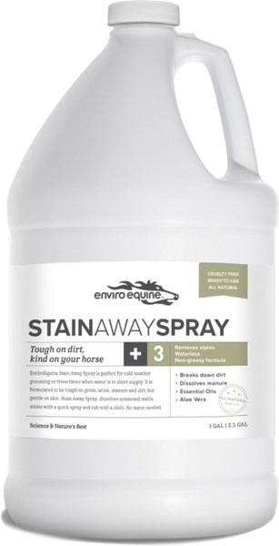 ENVIRO EQUINE Stain Away Spray Liquid Horse Skin & Coat Supplement, 1 ...