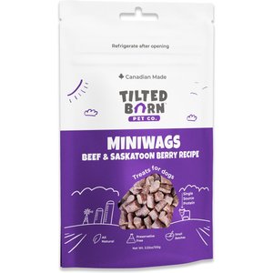 TILTED BARN PET COMPANY Miniwags Beef & Saskatoon Berry Recipe Soft ...