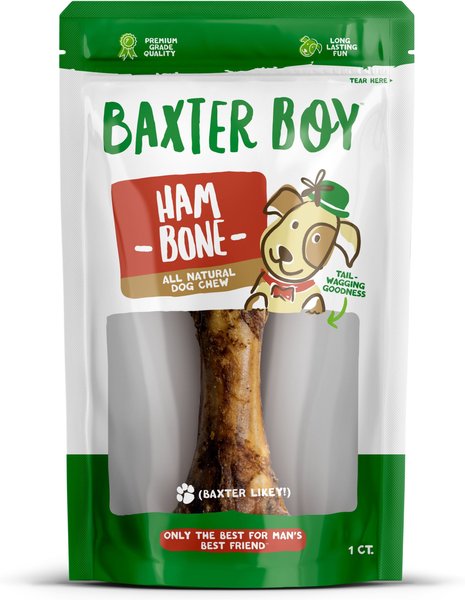 BAXTER BOY 8-in Pork Femur Ham Bone Dog Treat - Chewy.com