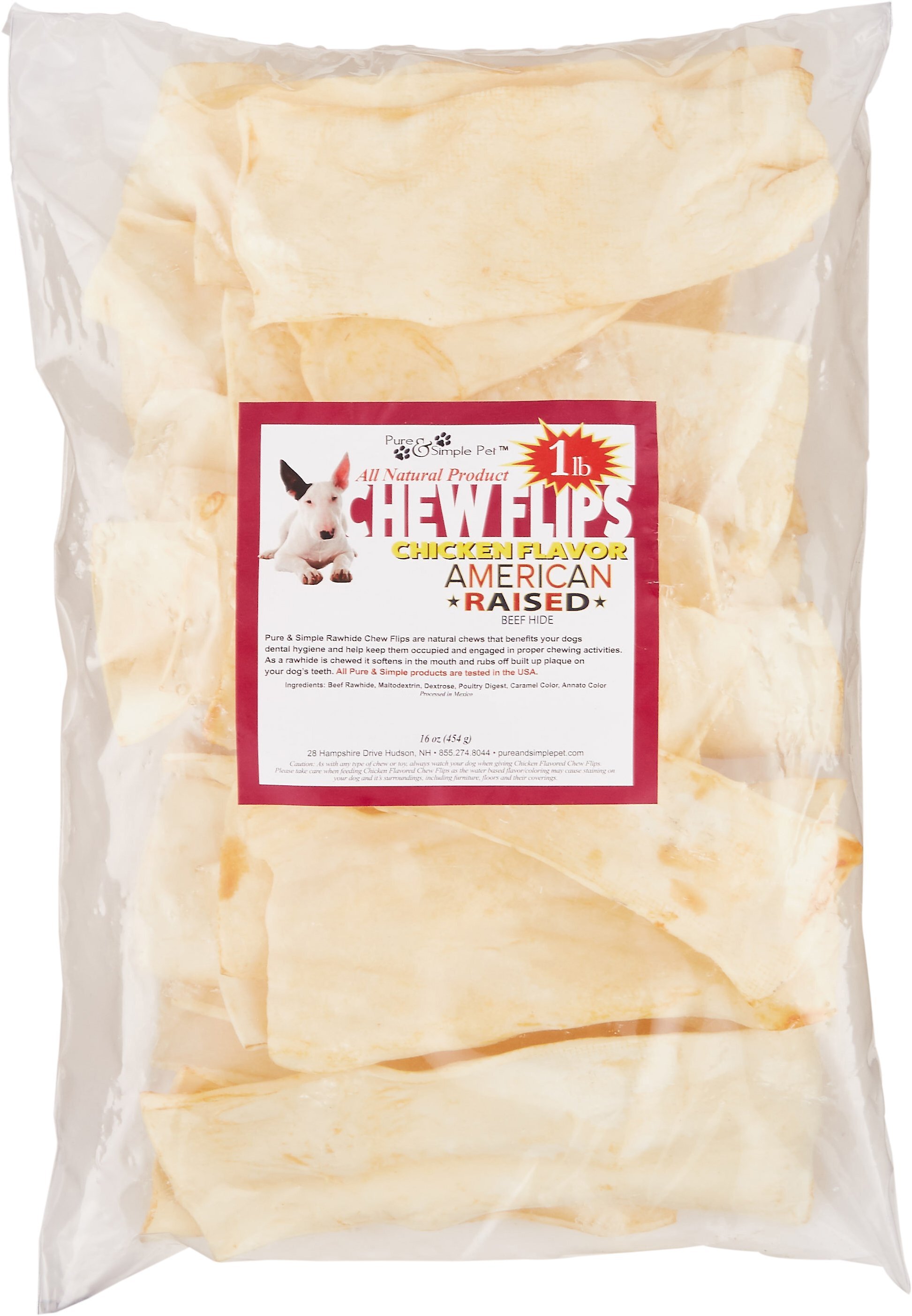 Questions and Answers about PURE & SIMPLE PET Chicken Flavored Rawhide ...