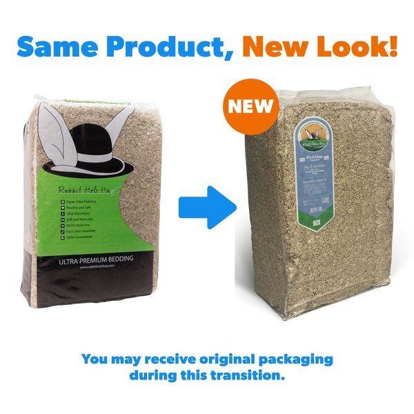 RABBIT HOLE HAY Ultra Premium, Food Grade Paper Bedding for Small Pets ...