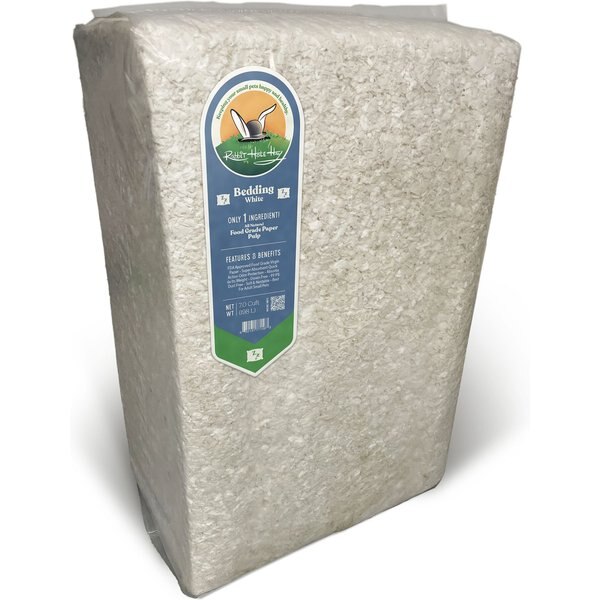 RABBIT HOLE HAY Ultra Premium, Food Grade Paper Small Pet Bedding ...