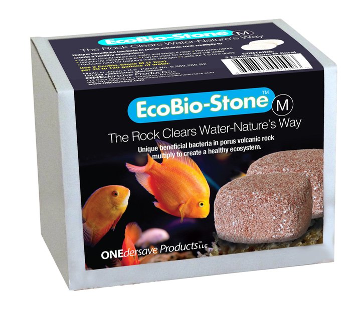 ECOBIO-BLOCK EcoBio-Stone with Beneficial Aquarium Bacteria, Medium, 2 ...
