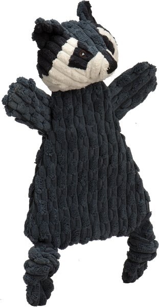 HUGGLEHOUNDS Reggie Raccoon HuggleFlatties Tough Plush Dog Toy, Gray ...