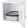 TRIXIE Wooden Cat Home & Litter Box Cover, White - Chewy.com