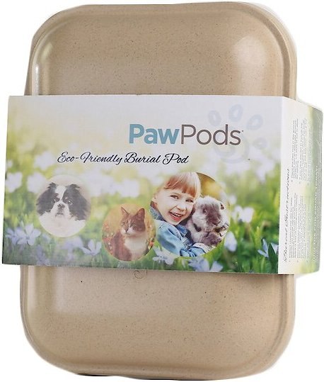 Discontinued - PAW PODS Biodegradable Medium Pod Casket - Chewy.com
