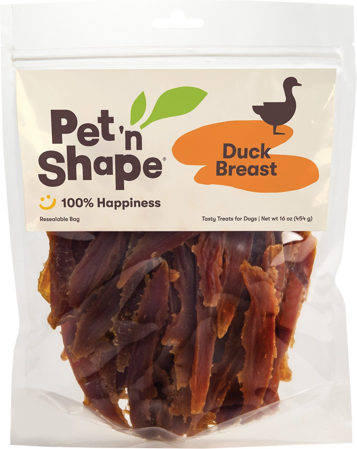 PET 'N SHAPE Duck Breast Fillets Dog Treats, 16-oz bag - Chewy.com